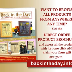 The Year You Were Born 1943, Celebration News Poster, Back in the Day ...