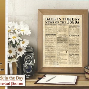 Victorian Style Newspaper, Historical News, 1850s in Britain - Etsy UK