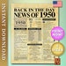 Back in 1950 Poster. the Year You Were Born Celebration News Poster ...