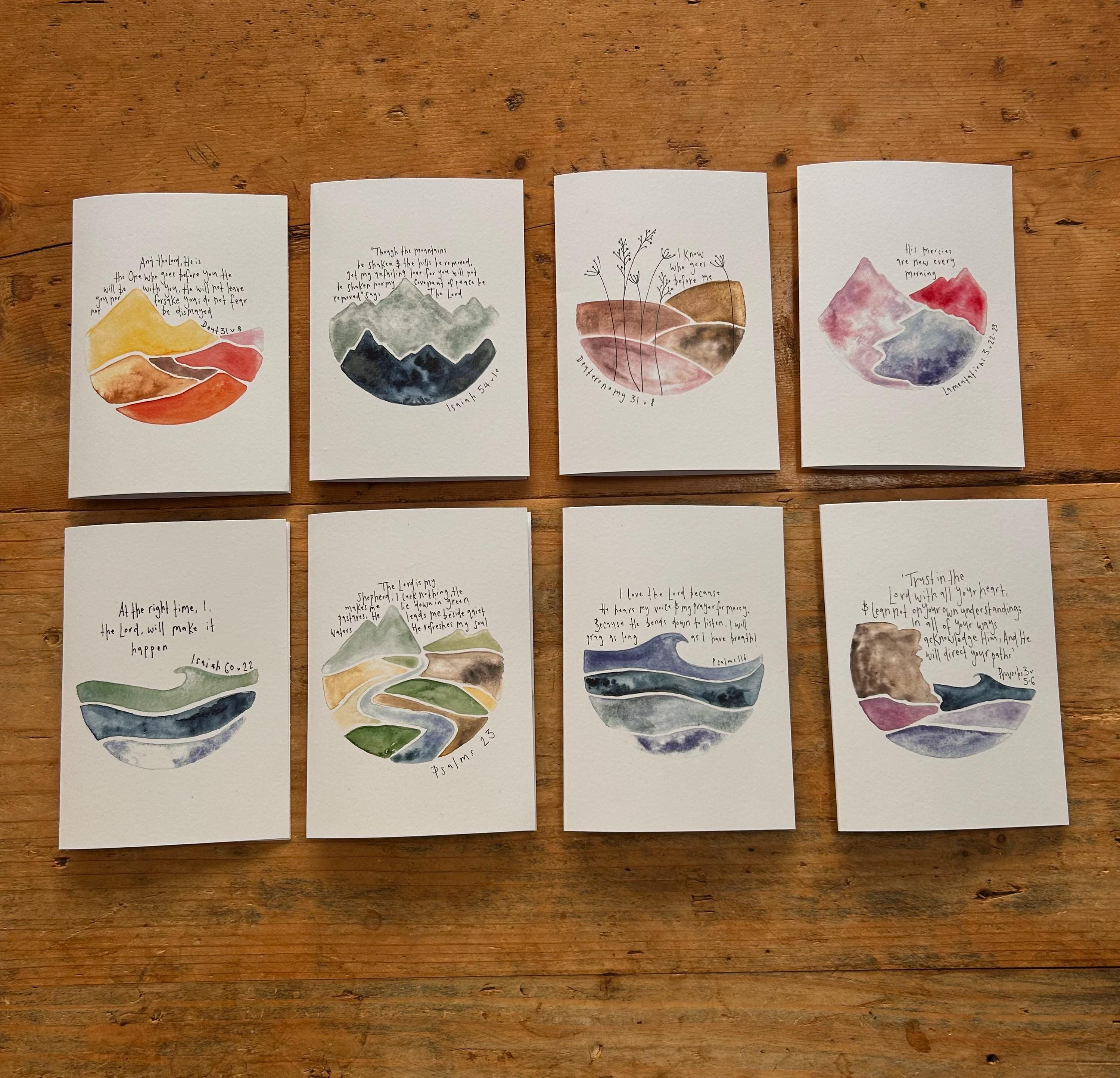 Scripture Encouragement Cards Set - Etsy UK