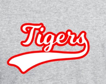 Red Tigers Logo | Etsy