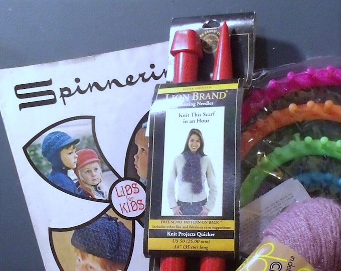 Knitting Tool and Supply Bundle, Knitting Tool Collection, Knitting ...