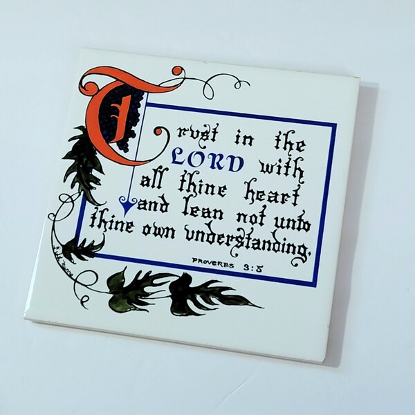 Hand Painted Tiles - Etsy