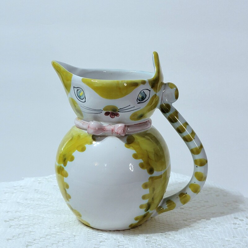 Pottery Cat - Etsy