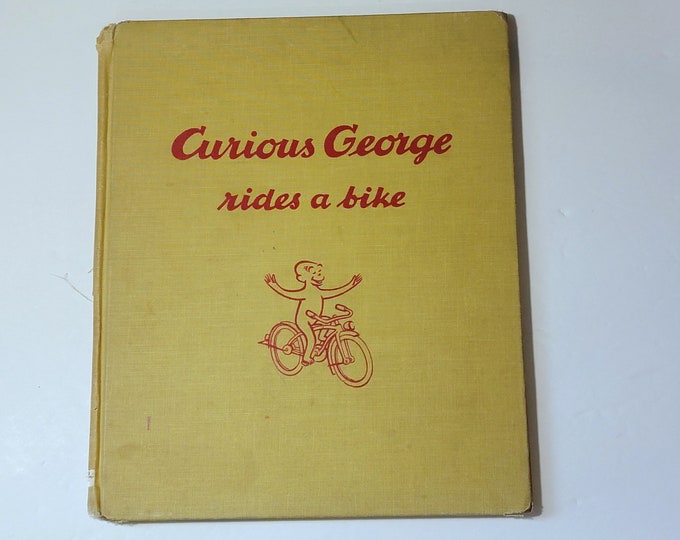 1st Edition Curious George Rides a Bike, 1952 Edition of Curious George ...
