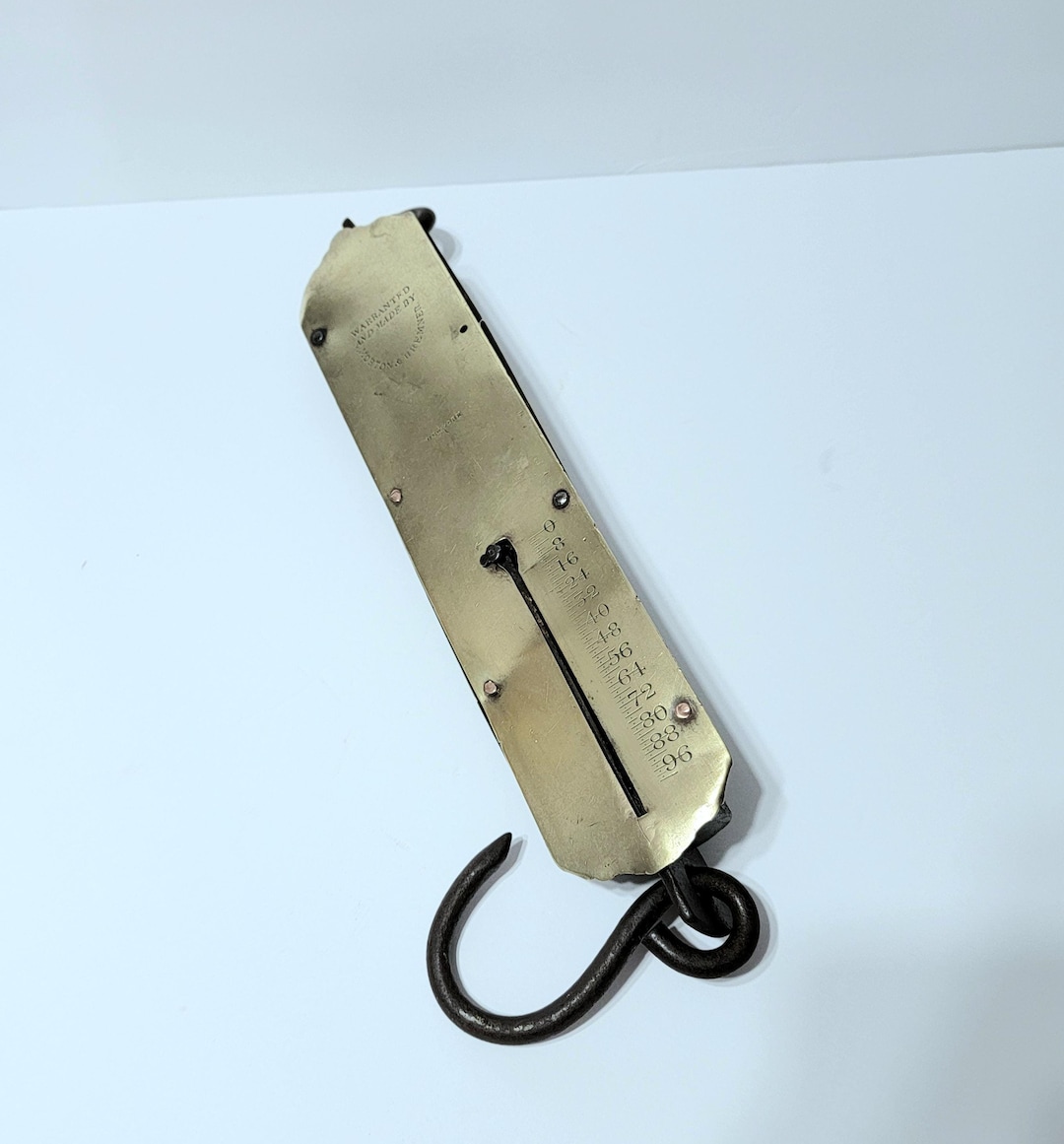 Antique Morton and Bremner 100 Lb Measure Spring Scale, Antique Spring ...