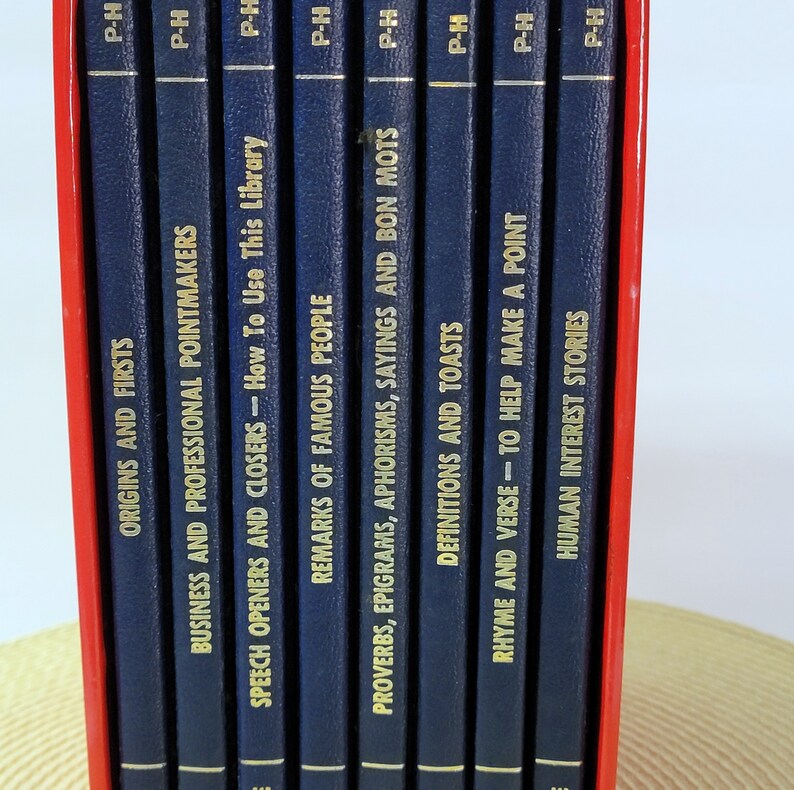 1965 Jacob M. Braude Toastmaster's Library Book Set, Midcentury ...