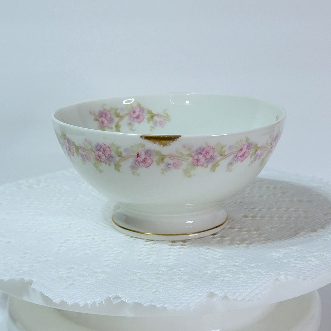 Antique Limoges Candy Dish, Limoges Elite Candy Dish, Limoges Footed ...