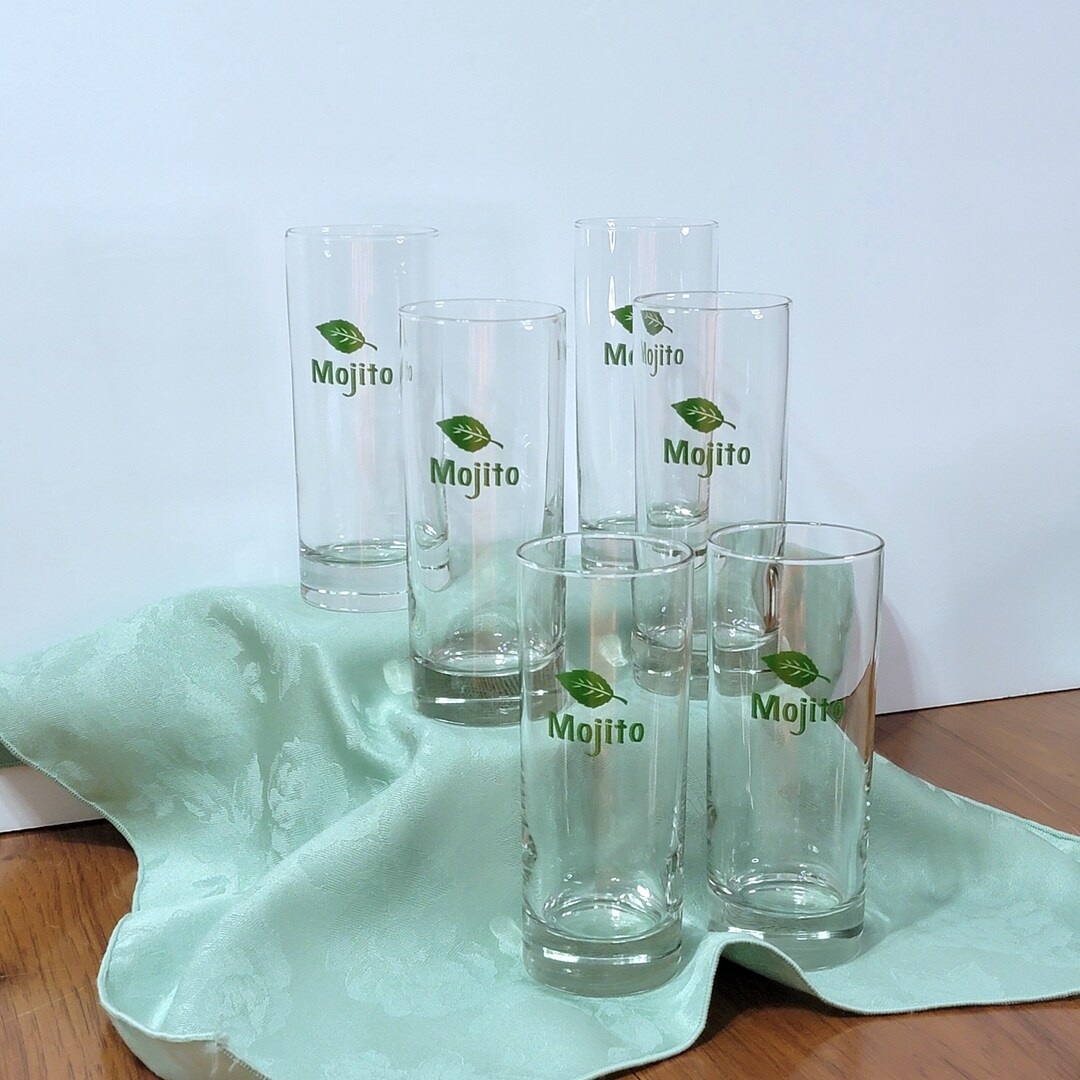 Vintage Libbey Mojito Glasses - Set of 6 Mint Design Barware ...