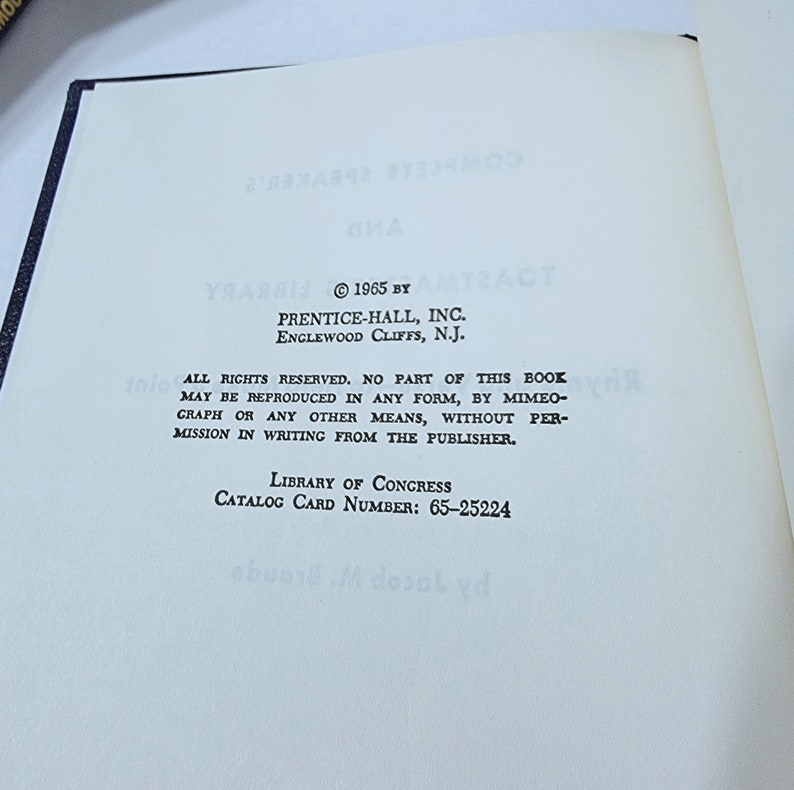 1965 Jacob M. Braude Toastmaster's Library Book Set, Midcentury ...