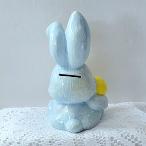 Mid-century Bunny Bank, Ceramic Bunny Bank, Vintage Coin Bank, Ceramic ...