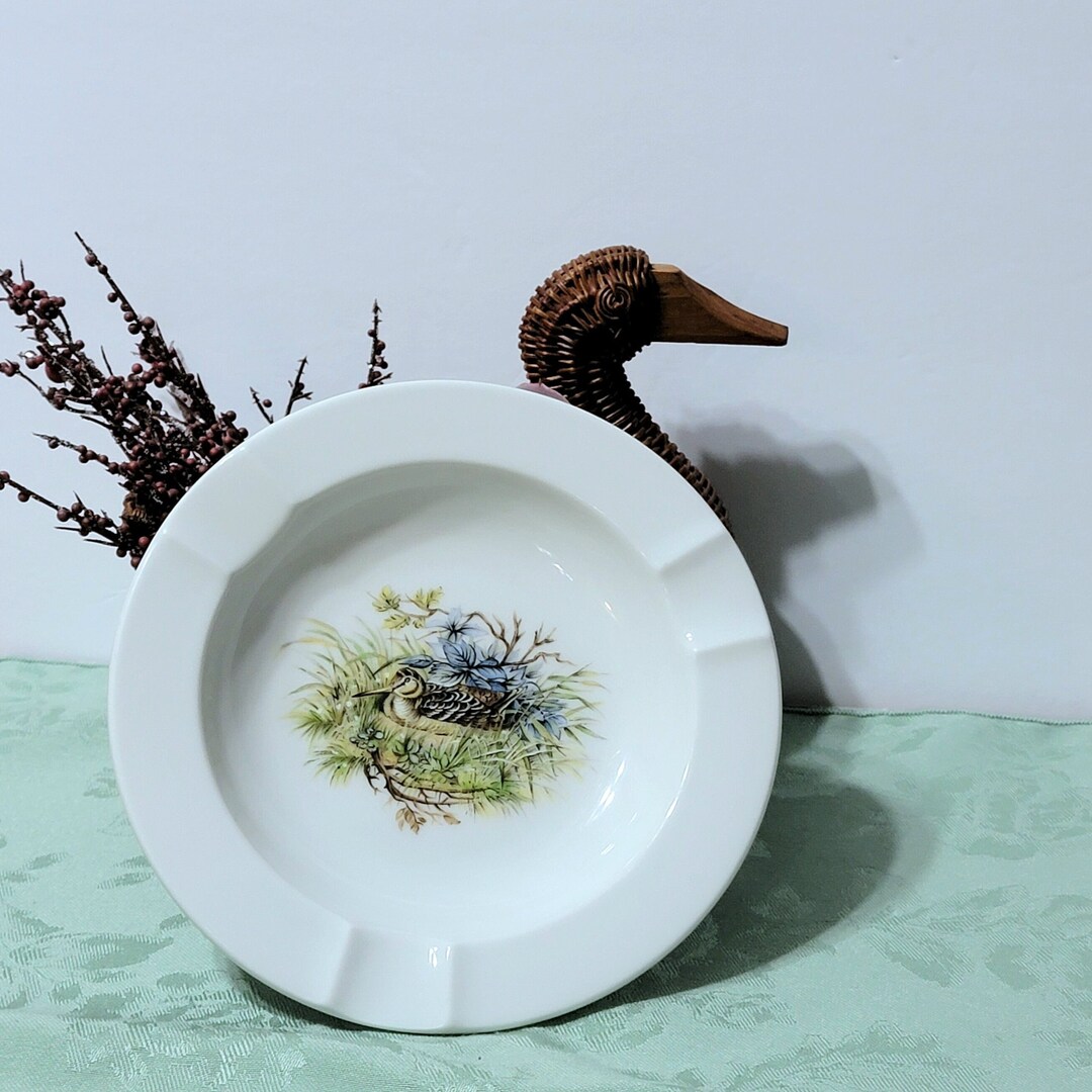 1970s Schumann Arzberg Bird Ceramic Ashtray, Vintage Wildlife Design ...