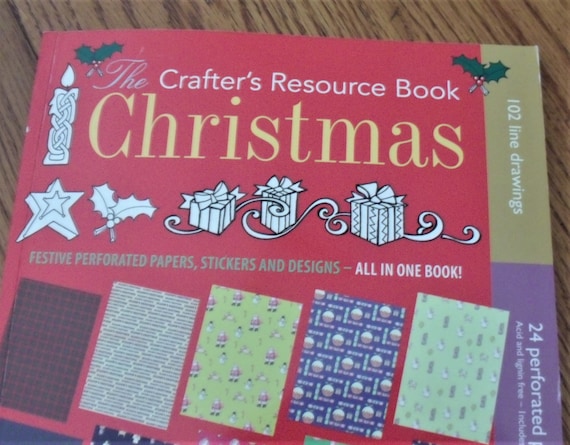 Christmas Craft Book Christmas Crafter Resource Book Paper | Etsy