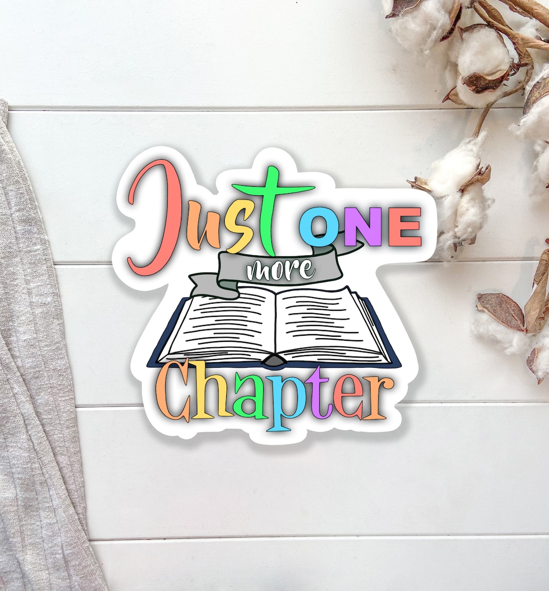 Just One More | Vinyl Sticker - Etsy