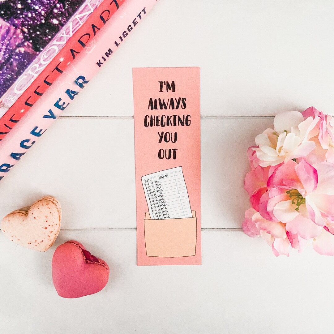 Checking You Out | Bookmark - Etsy