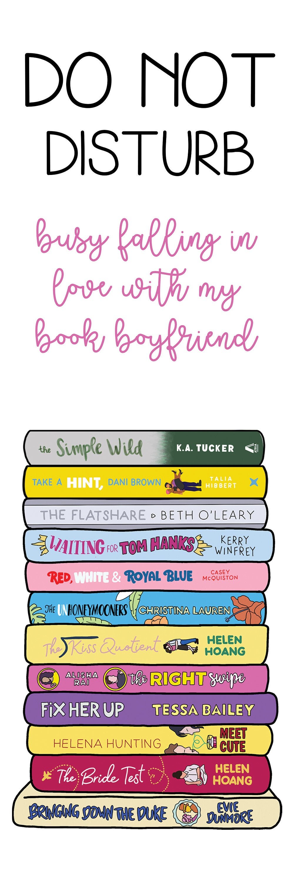 Do Not Disturb Bookmark | Etsy