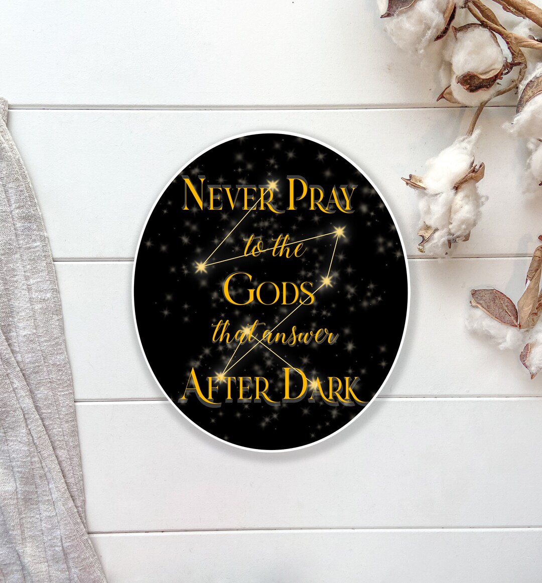 After Dark | Vinyl Sticker - Etsy