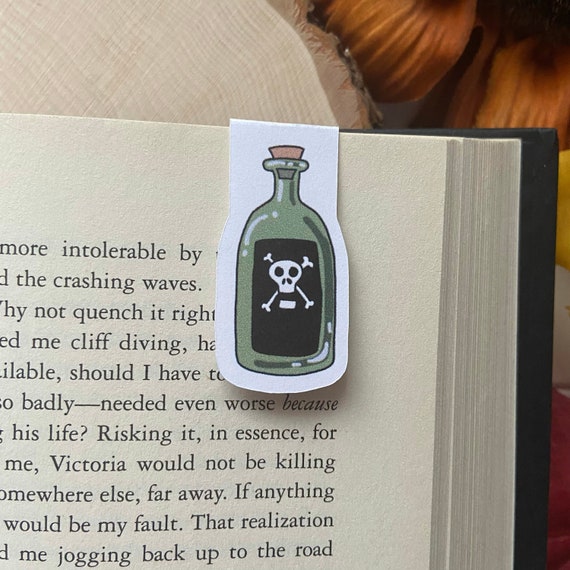 Poison Magnetic Bookmark - Etsy