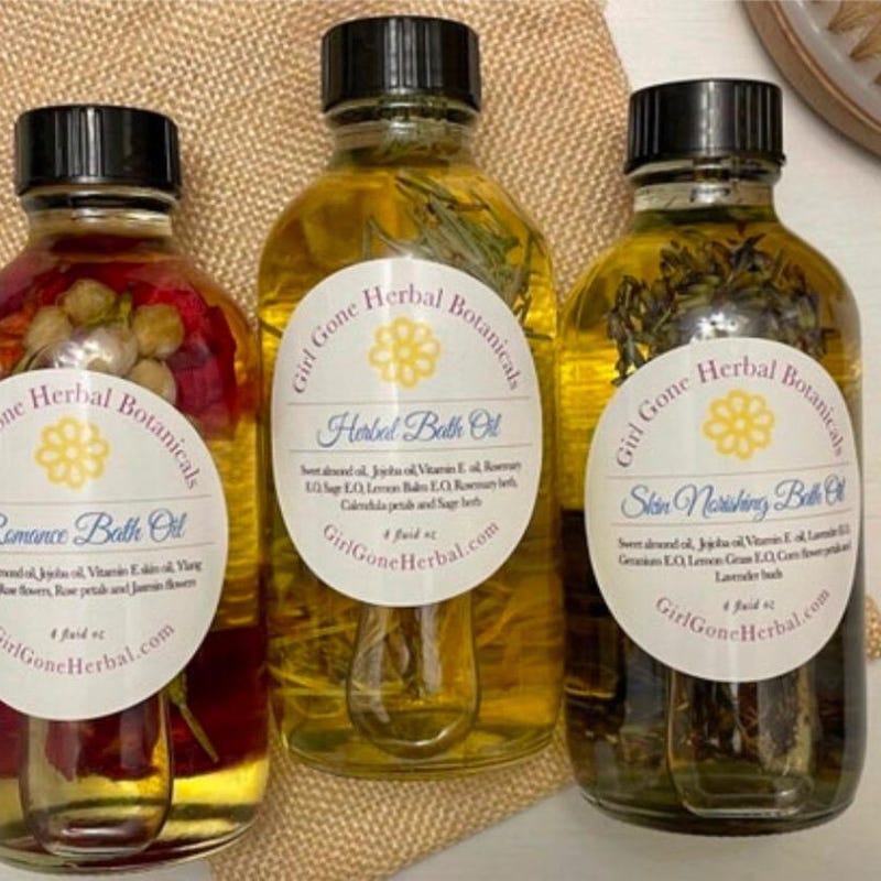 Bath Oil - Etsy
