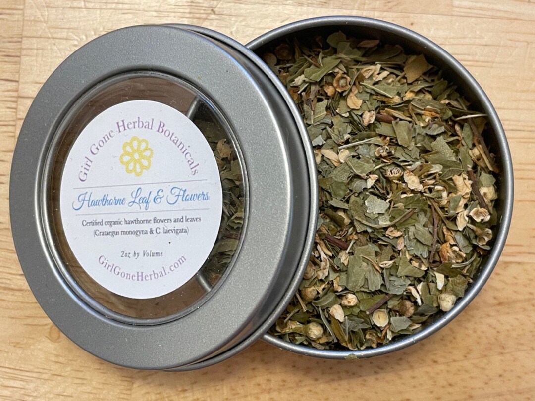 Hawthorn Leaf Herbal Tea, Hawtorne Leaf & Flower Infusion, Dried ...