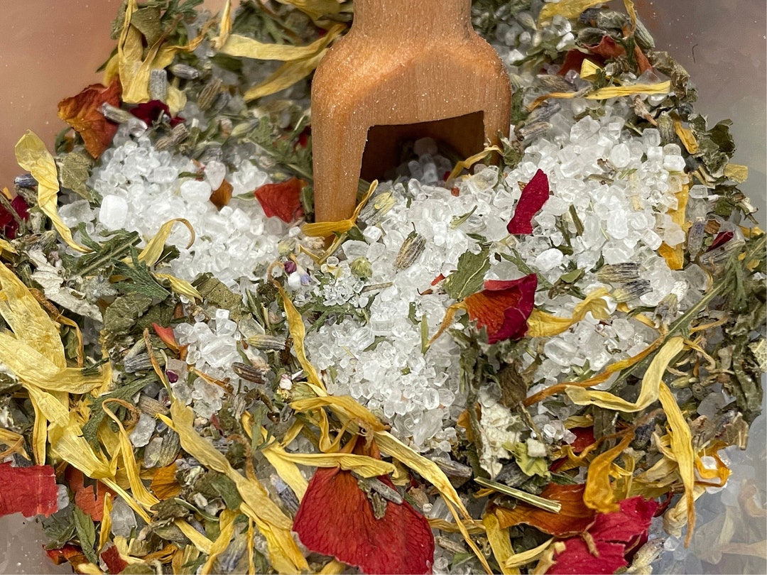 Yoni Bath Salt, Post-menses/period Bath Salts, Homegrown Flower ...