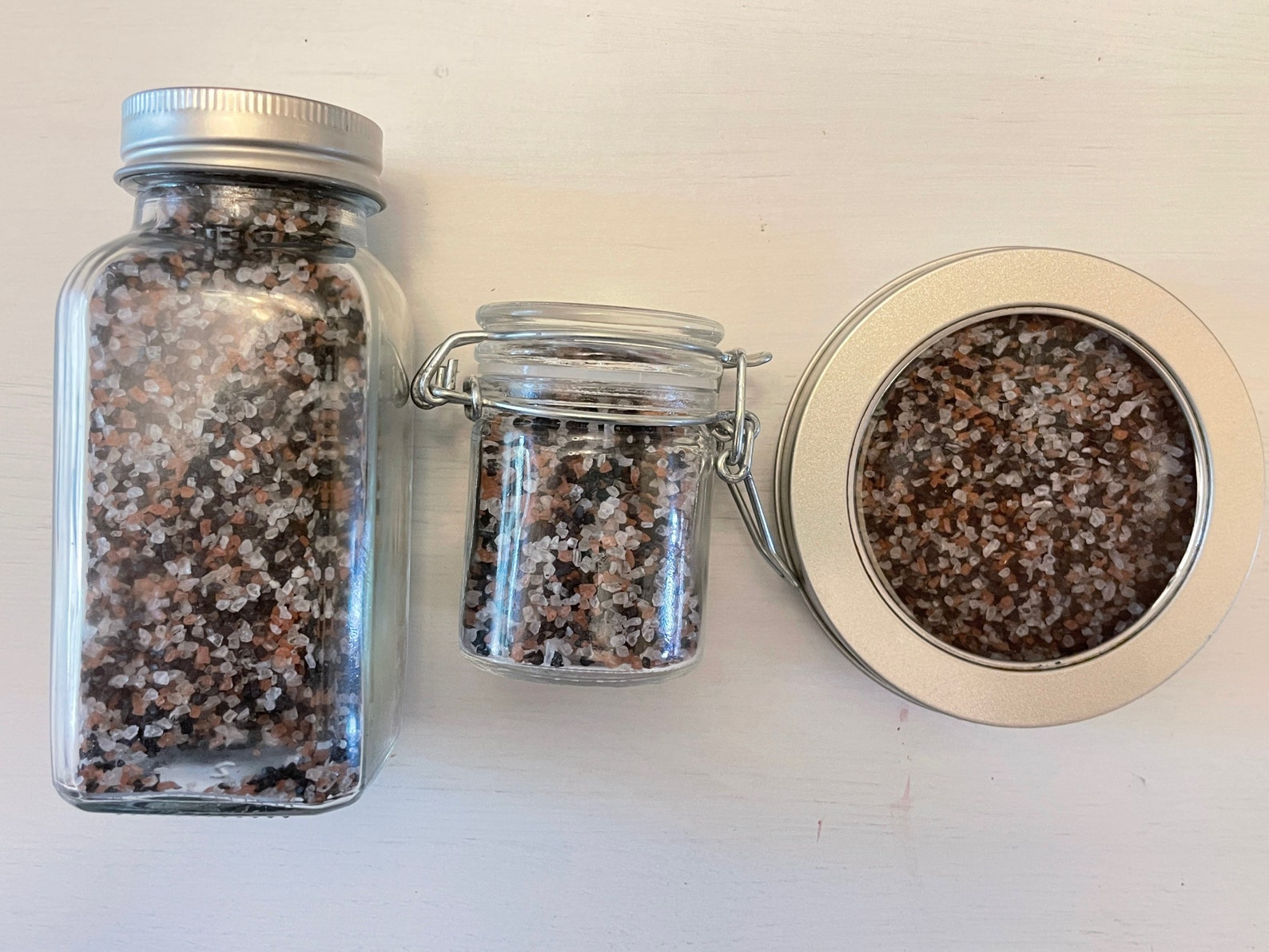 Gothic Sea Salt Blend, Red/black/white Gourmet Salt Blend, Sea Salt ...