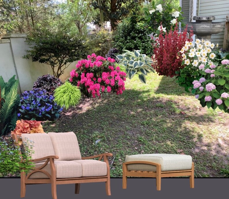 Custom Landscape Design Custom Garden Plans Backyard Oasis | Etsy