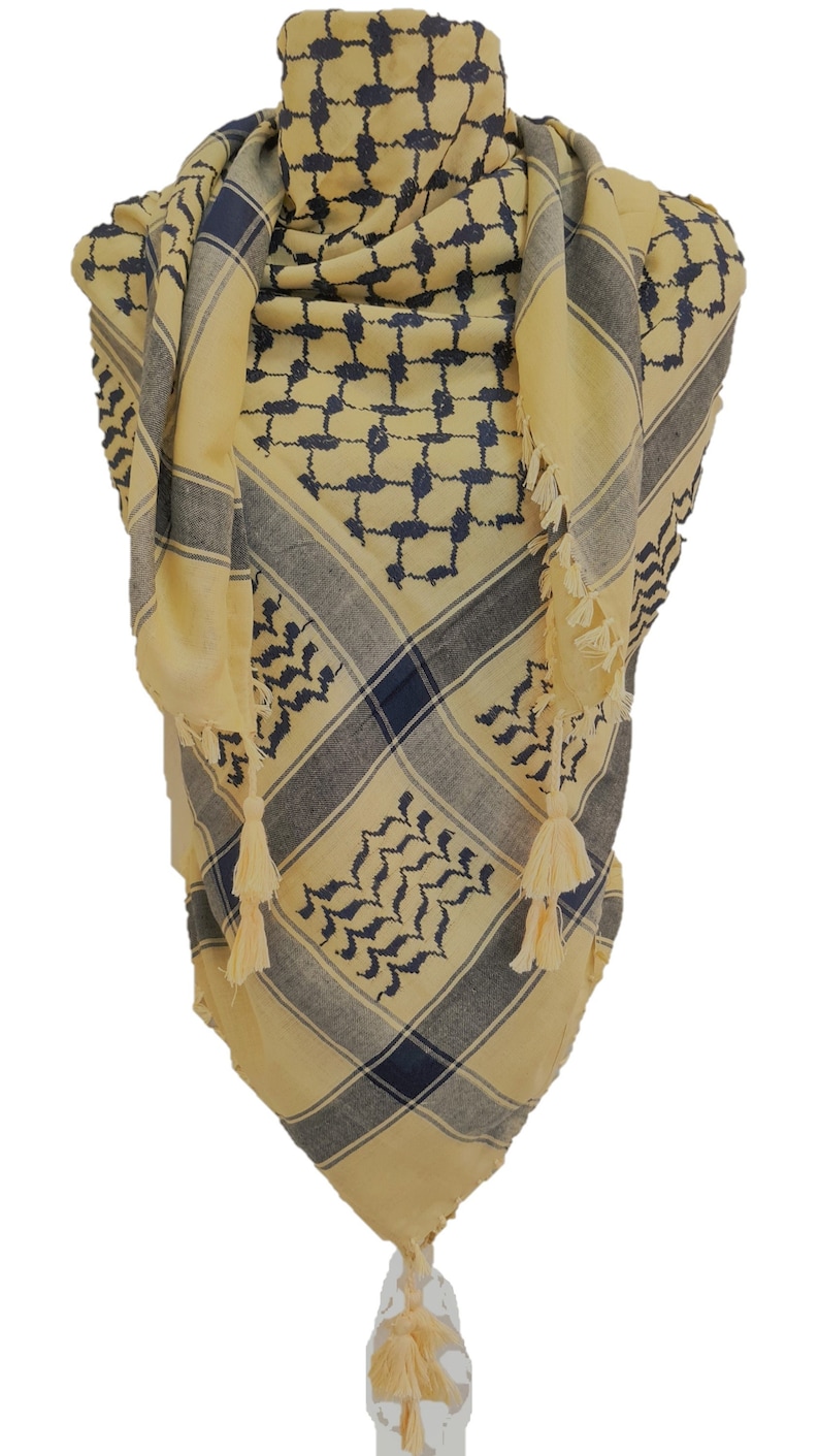 Authentic Unisex Shemagh Head Arab Scarf Neck Wrap Army Face Cover ...