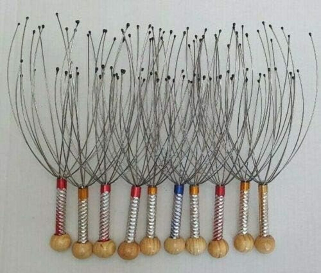 Scalp Head Neck Scratcher Massager Stress Relief Tool Acupressure ...
