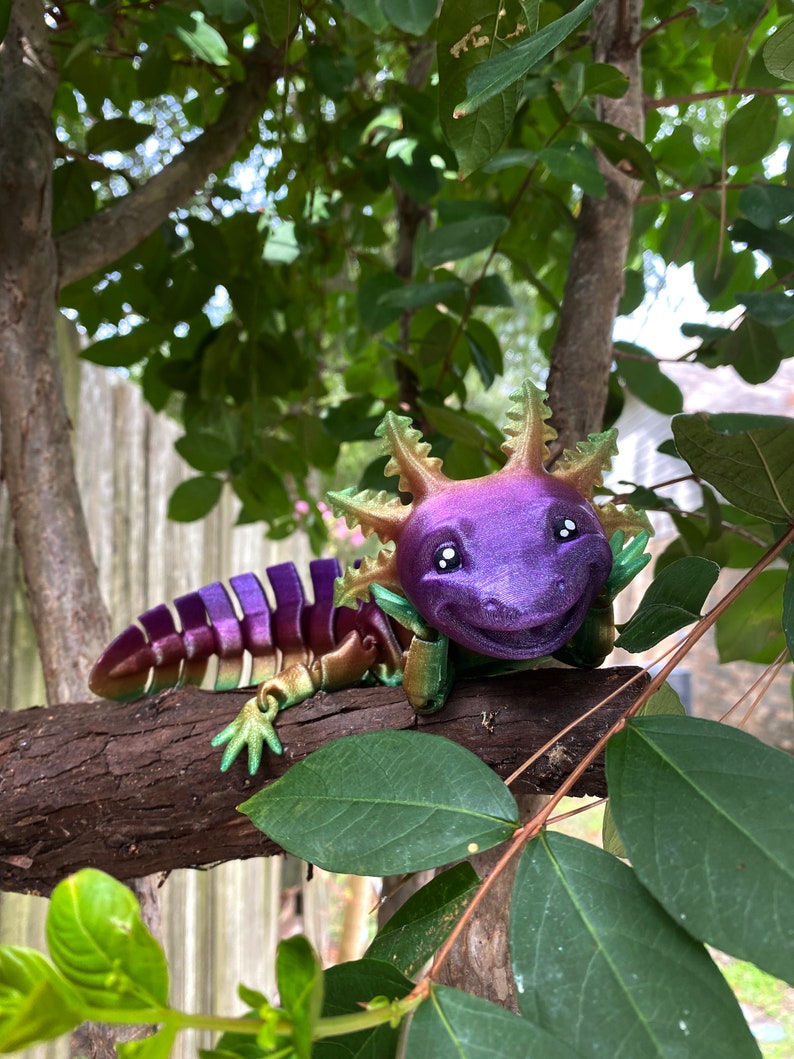 Big Smile Axolotl Matmire Makes made to Order Articulated - Etsy