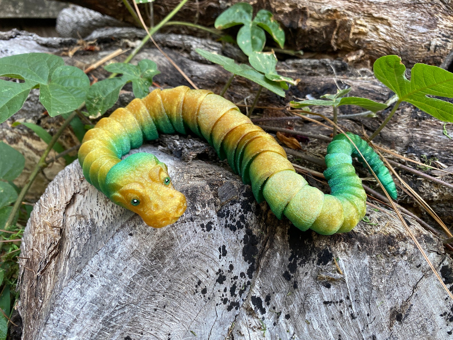 Python Snake 3d Printed made to Order Matmire Makes Snake - Etsy