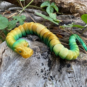 Python Snake 3d Printed made to Order Matmire Makes Snake Articulated ...