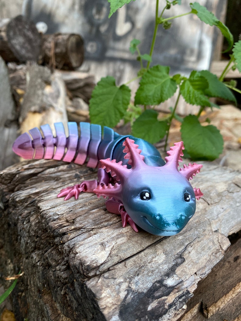 Axolotl Matmire Makes Original Closed Smile made to Order - Etsy