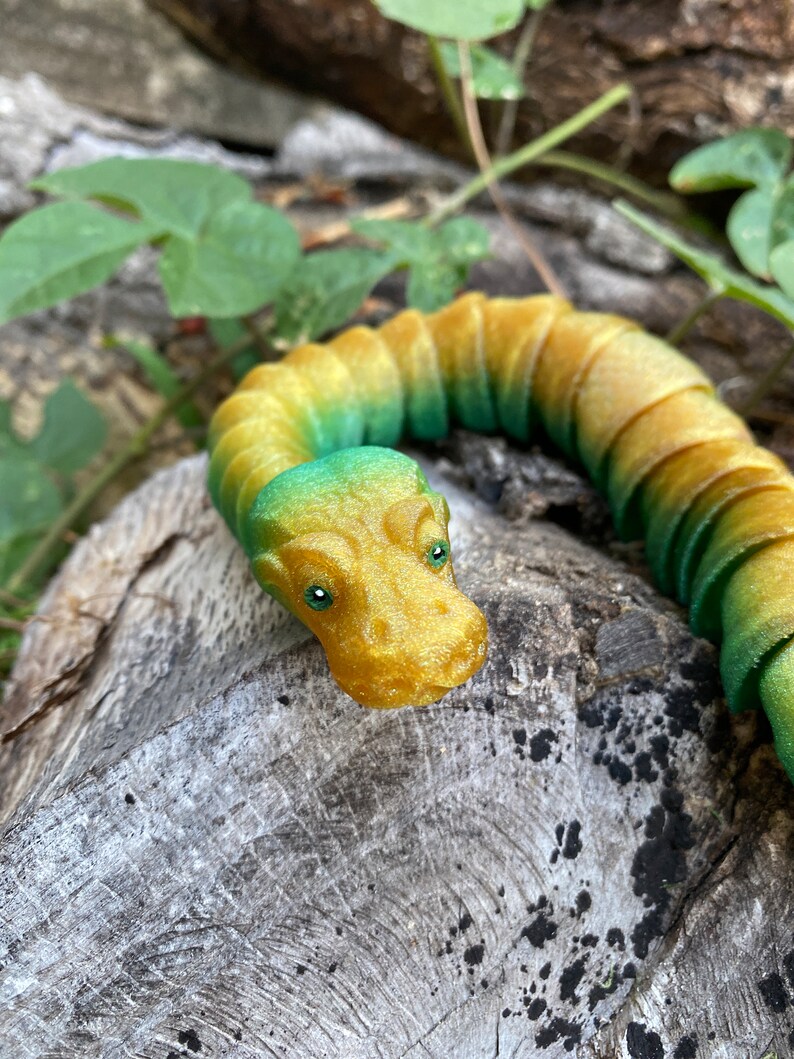 Python Snake 3d Printed made to Order Matmire Makes Snake - Etsy