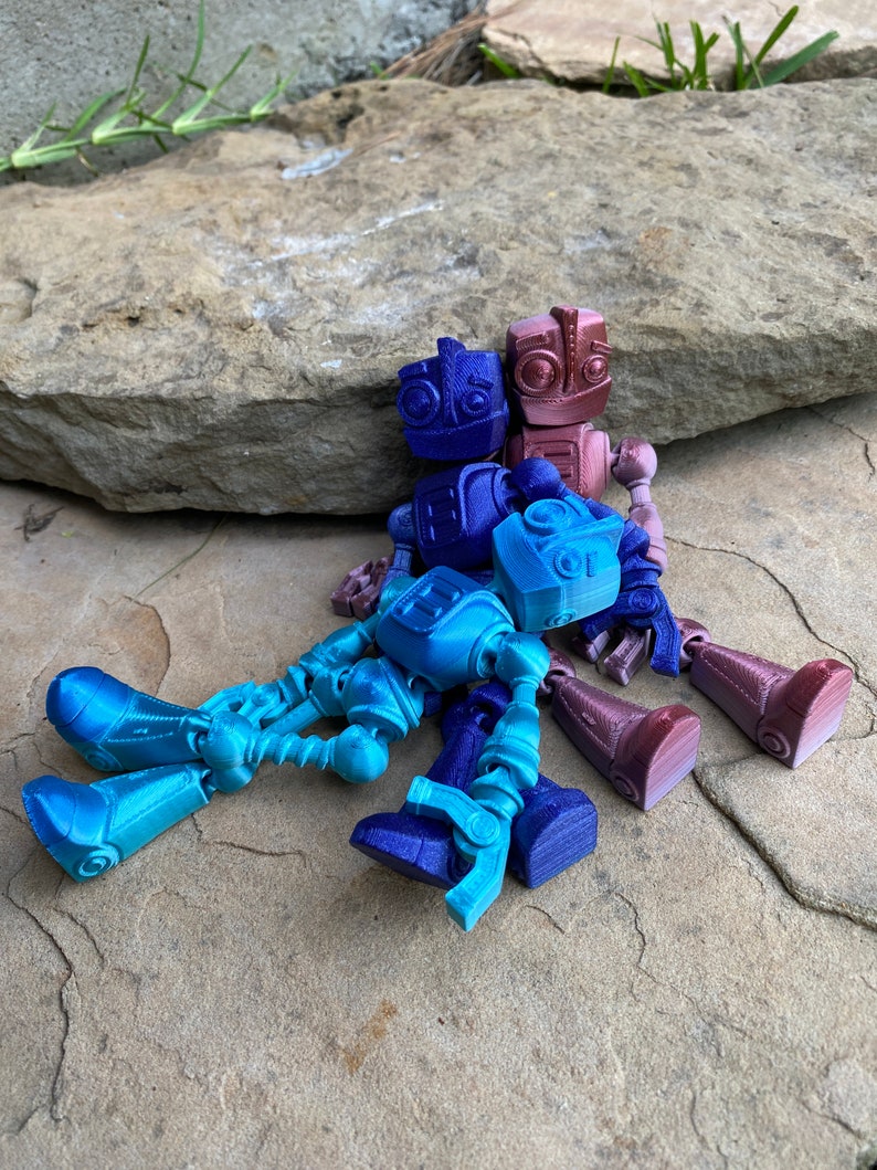 Robot made to Order Articulated Robot Fidget Sensory Toy - Etsy