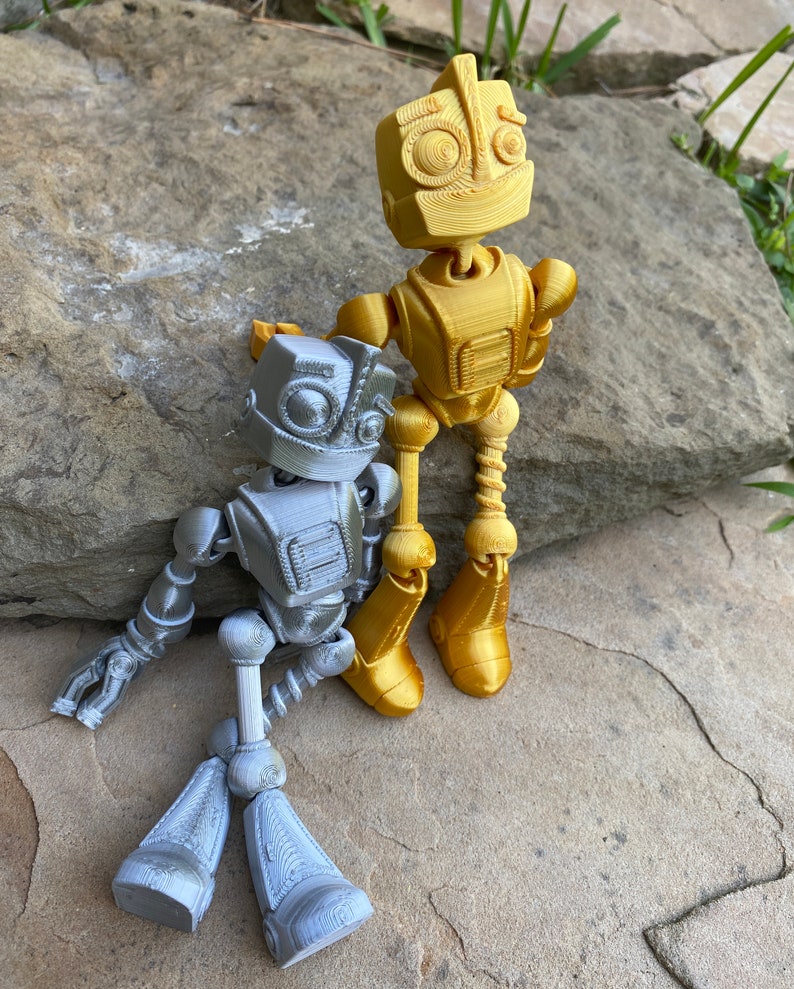 Robot made to Order Articulated Robot Fidget Sensory Toy - Etsy