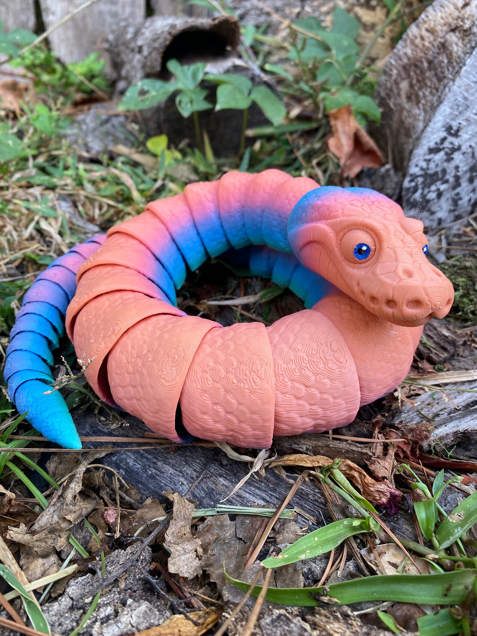 Python Snake 3d Printed made to Order Matmire Makes Snake - Etsy