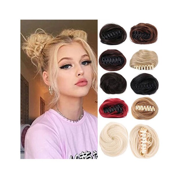 Black Hair Bun - Etsy