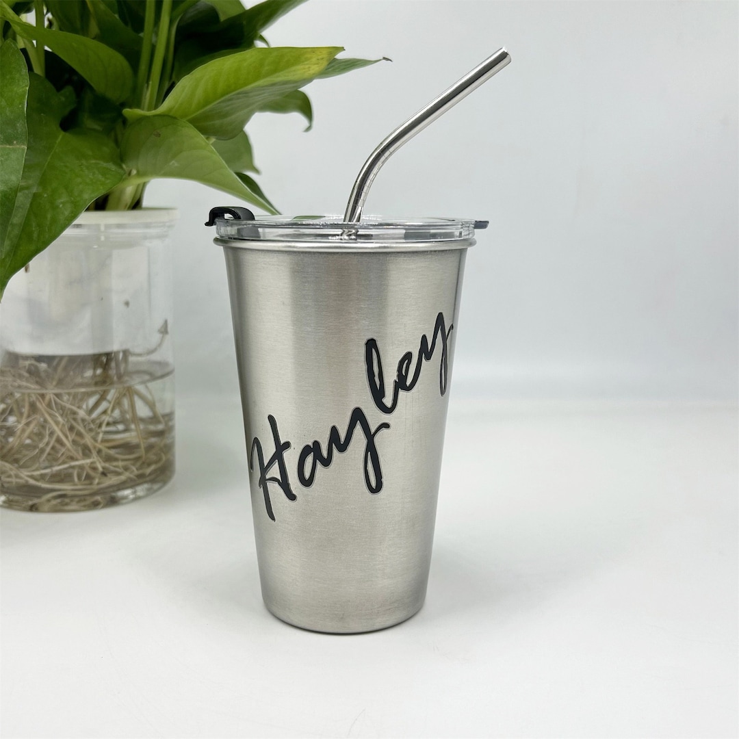 Personalized Stainless Steel Cup, Laser Engraved Tumbler, Design Your ...
