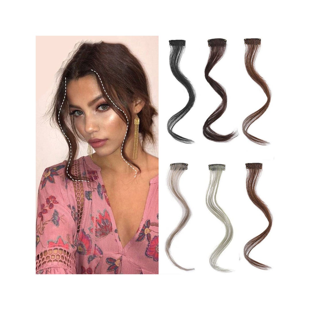 14'' Dragon Beard Bangs Hair Extension, Extensions Clip on Fringe Bangs ...