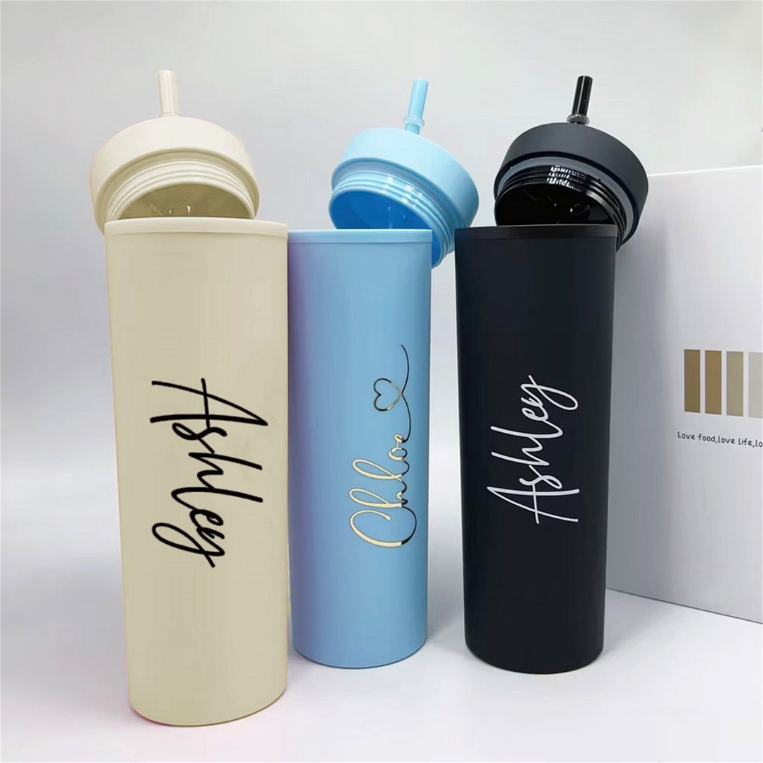 Personalized Name Tumbler, Custom Acrylic Tumblers, Water Cup, Custom ...