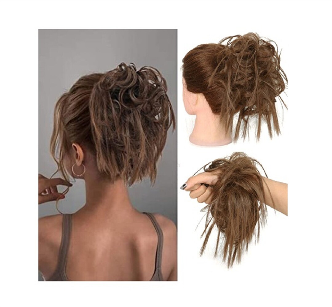 Messy Bun Hair Extension Curly Hair Extension Updo Hair - Etsy