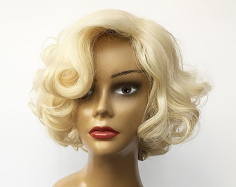 Short Blonde Wig | Etsy