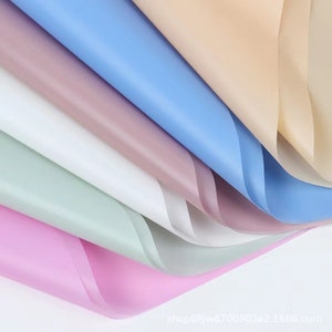 Matte Sheets Flower Wrapping Paper，gift Packing，waterproof，korean Style ...