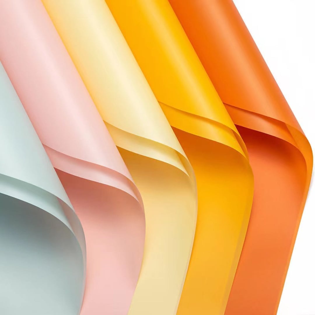 Matte Sheets Flower Wrapping Paper，gift Packing，waterproof，korean Style ...