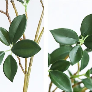 Ficus Microcarpa Branch Real Touch Artificial Faux Plant Home Decor ...