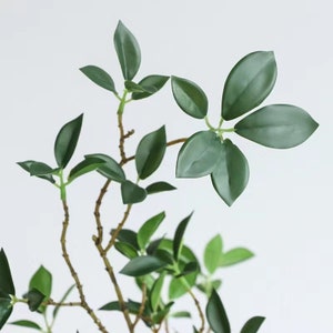 Ficus Microcarpa Branch Real Touch Artificial Faux Plant Home Decor ...