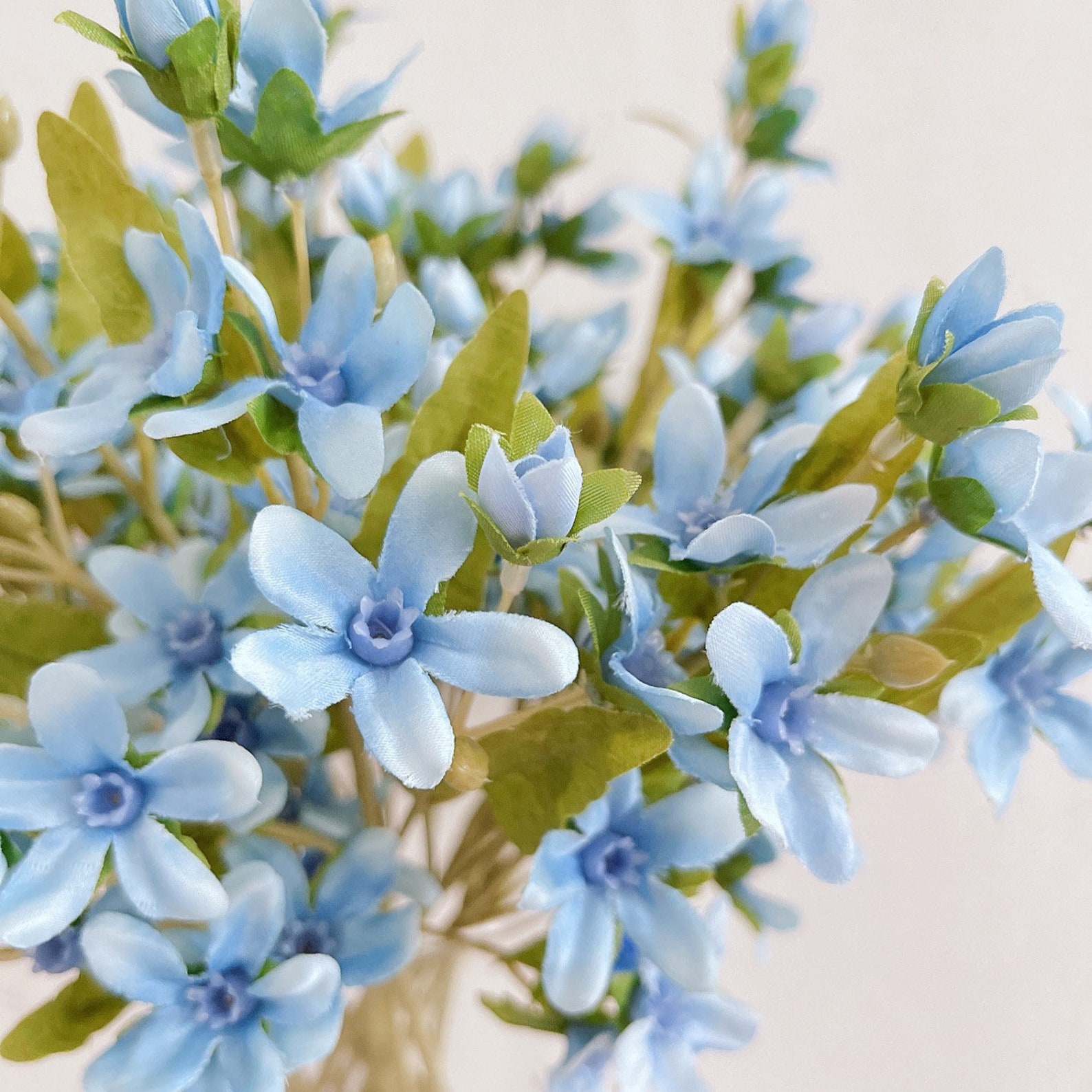 11.8" Blue Milkweed Artificial Faux Flower , Home Decor Flower , for ...