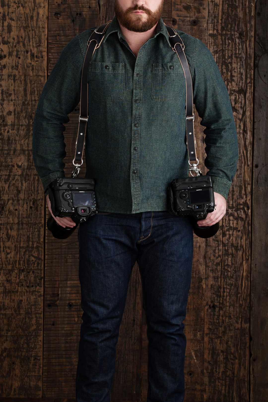 The Original Dual Camera Strap Harness Holdfast Skinny Moneymaker - Etsy