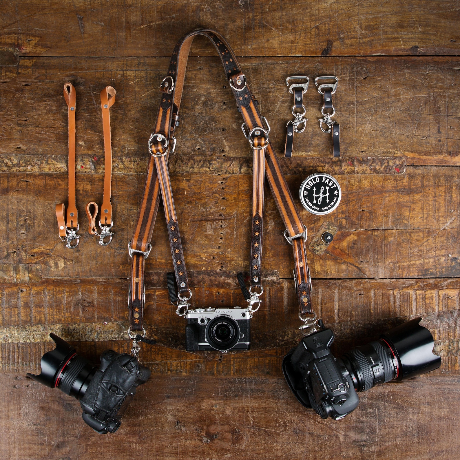 The Original Dual Camera Strap Harness - Holdfast Moneymaker - Etsy
